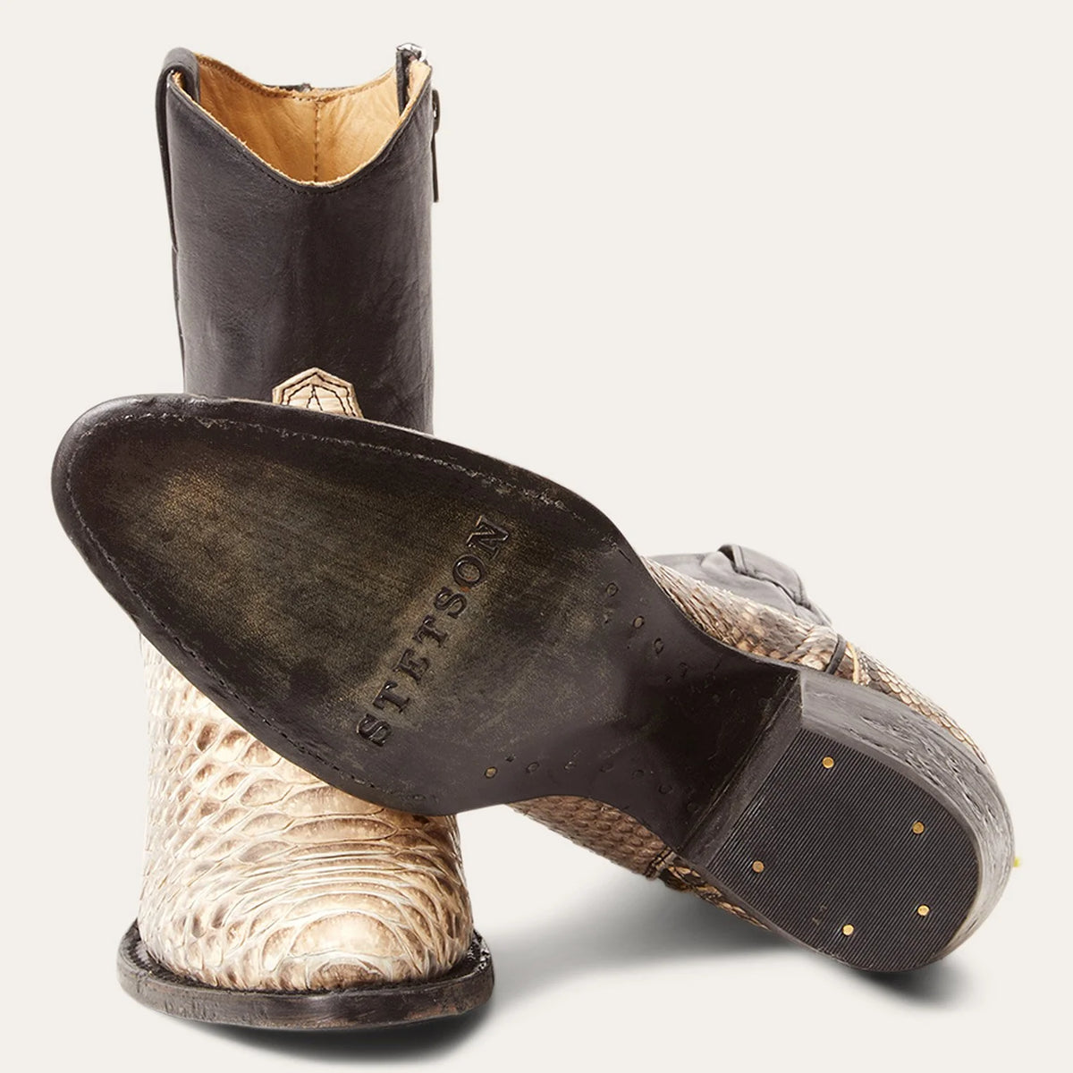 Stetson Black Women's Sydney Python Snip Toe Boots 4033 – BlackJack ...